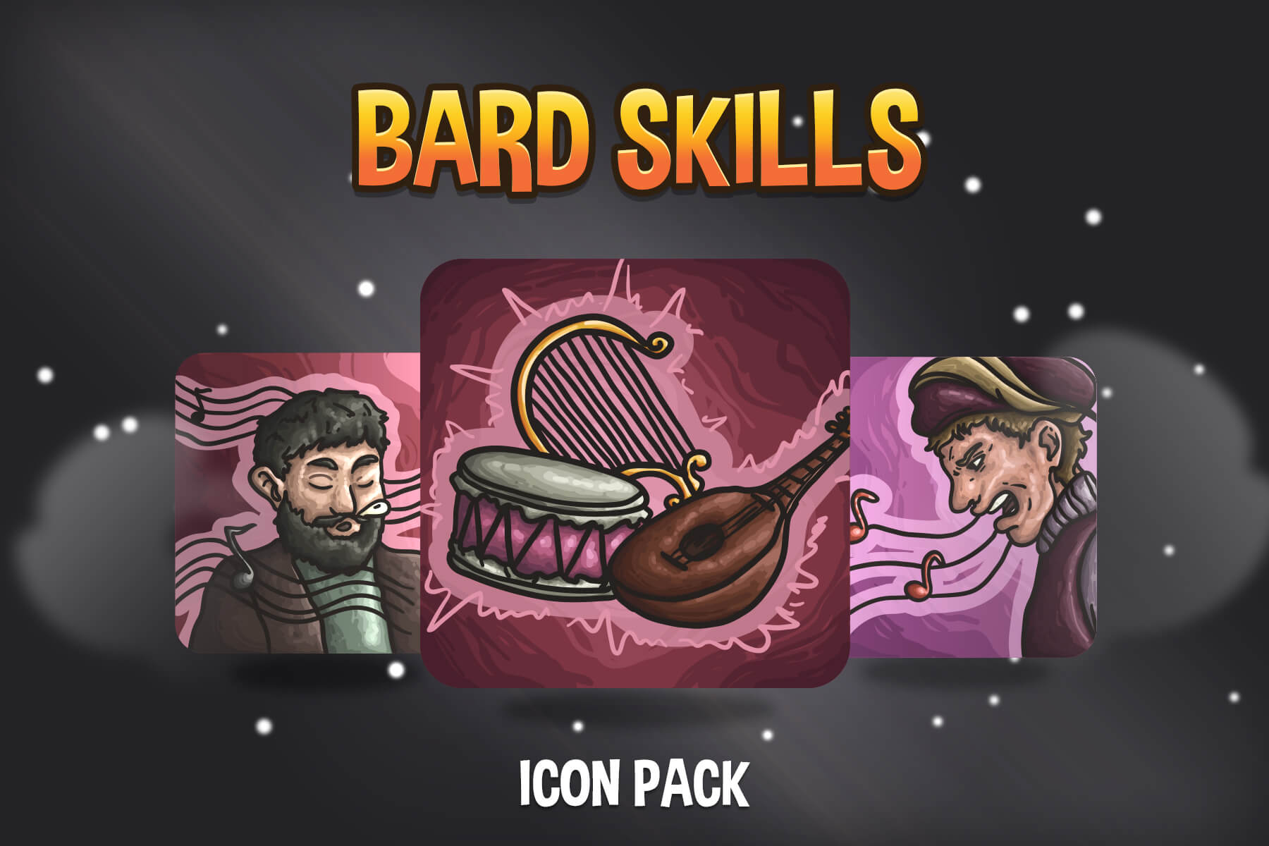 Bard Skills Icon Asset Pack Download - CraftPix.net