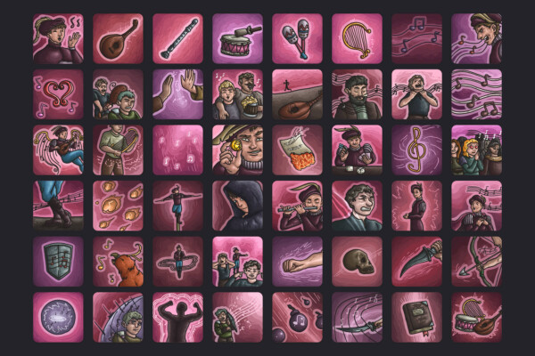 Bard Skills Icon Asset Pack Download - CraftPix.net