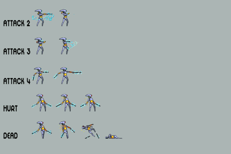 Free Robot Pixel Art Sprite Sheets Download - CraftPix.net