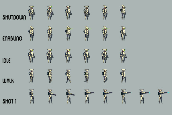 Free Robot Pixel Art Sprite Sheets Download - CraftPix.net