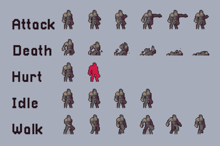 Free Underwater Enemies Pixel Art Character Pack - CraftPix.net