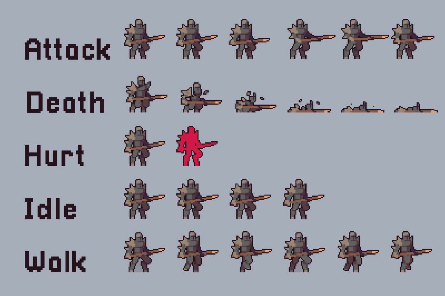 Free Underwater Enemies Pixel Art Character Pack - CraftPix.net