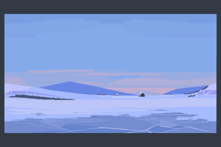 Free Winter Backgrounds Pixel Art Download - CraftPix.net