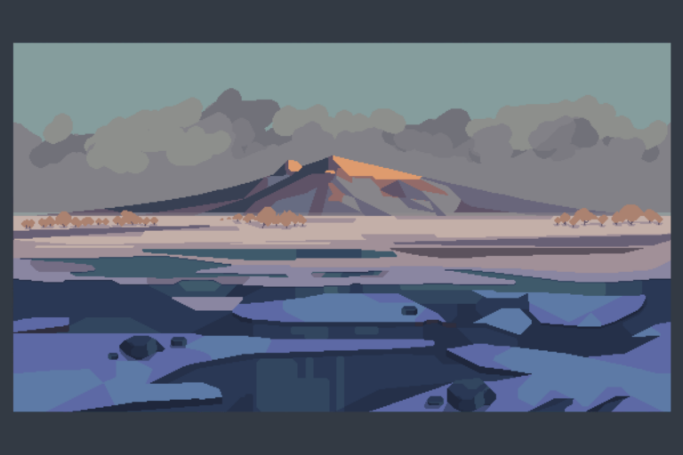 Free Winter Backgrounds Pixel Art Download - CraftPix.net