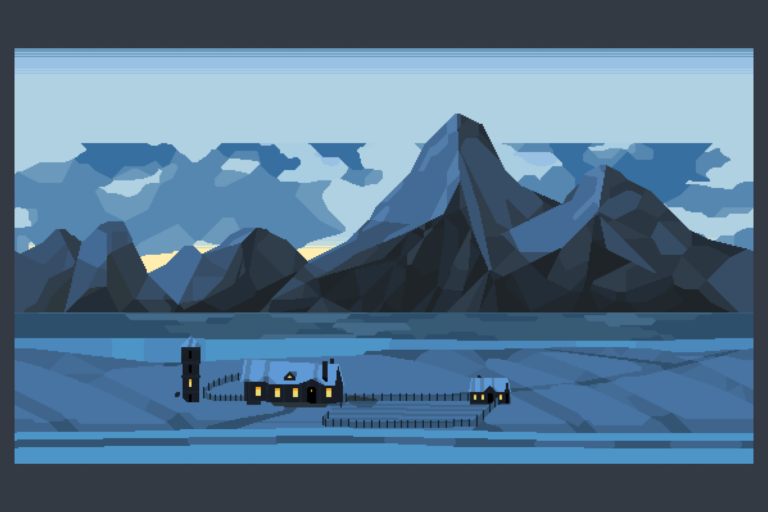 Free Winter Backgrounds Pixel Art Download - CraftPix.net