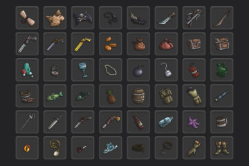 Pirate Loot Vector RPG Icons Download - CraftPix.net