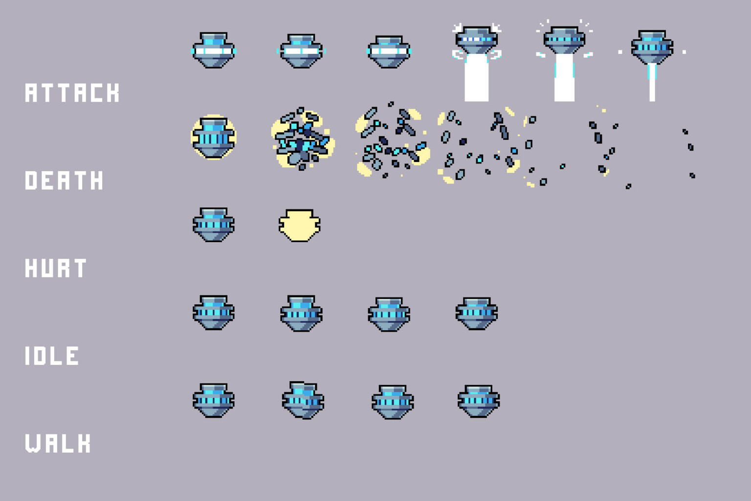 Power Station Enemy Sprite Sheets Download - CraftPix.net