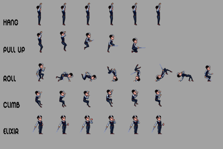 Vampire Pixel Art Character Sprites Download - CraftPix.net