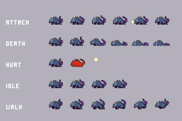 Enemies from Exclusion Zone Pixel Art Sprite Pack - CraftPix.net