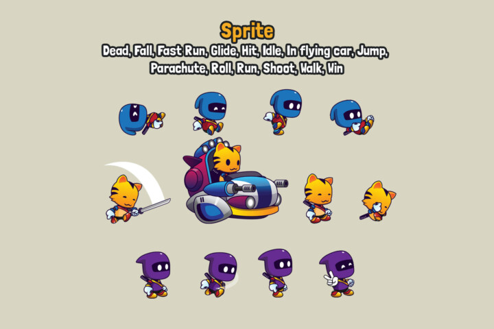Side Scroll Main Character Sprites Download - CraftPix.net