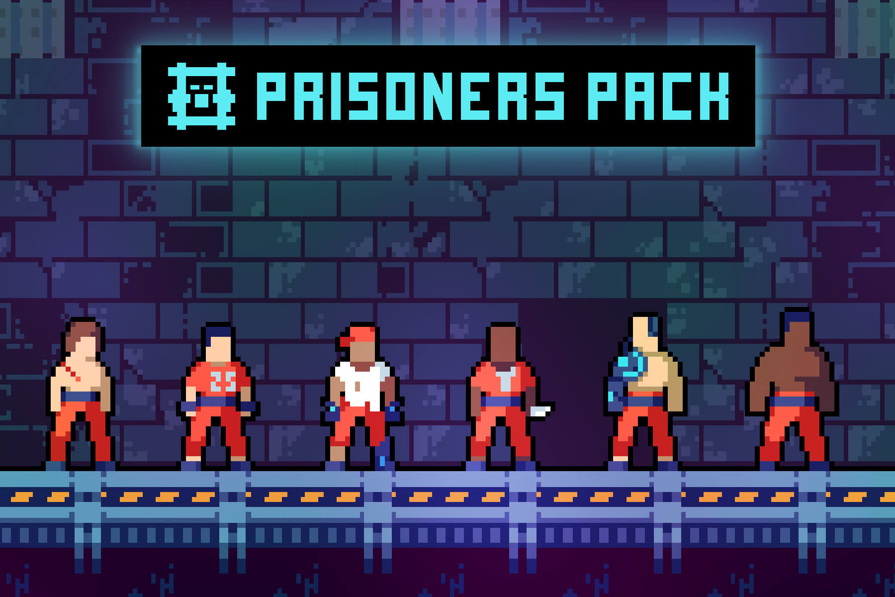 Prisoner Character Sprites Pixel Art Download - CraftPix.net