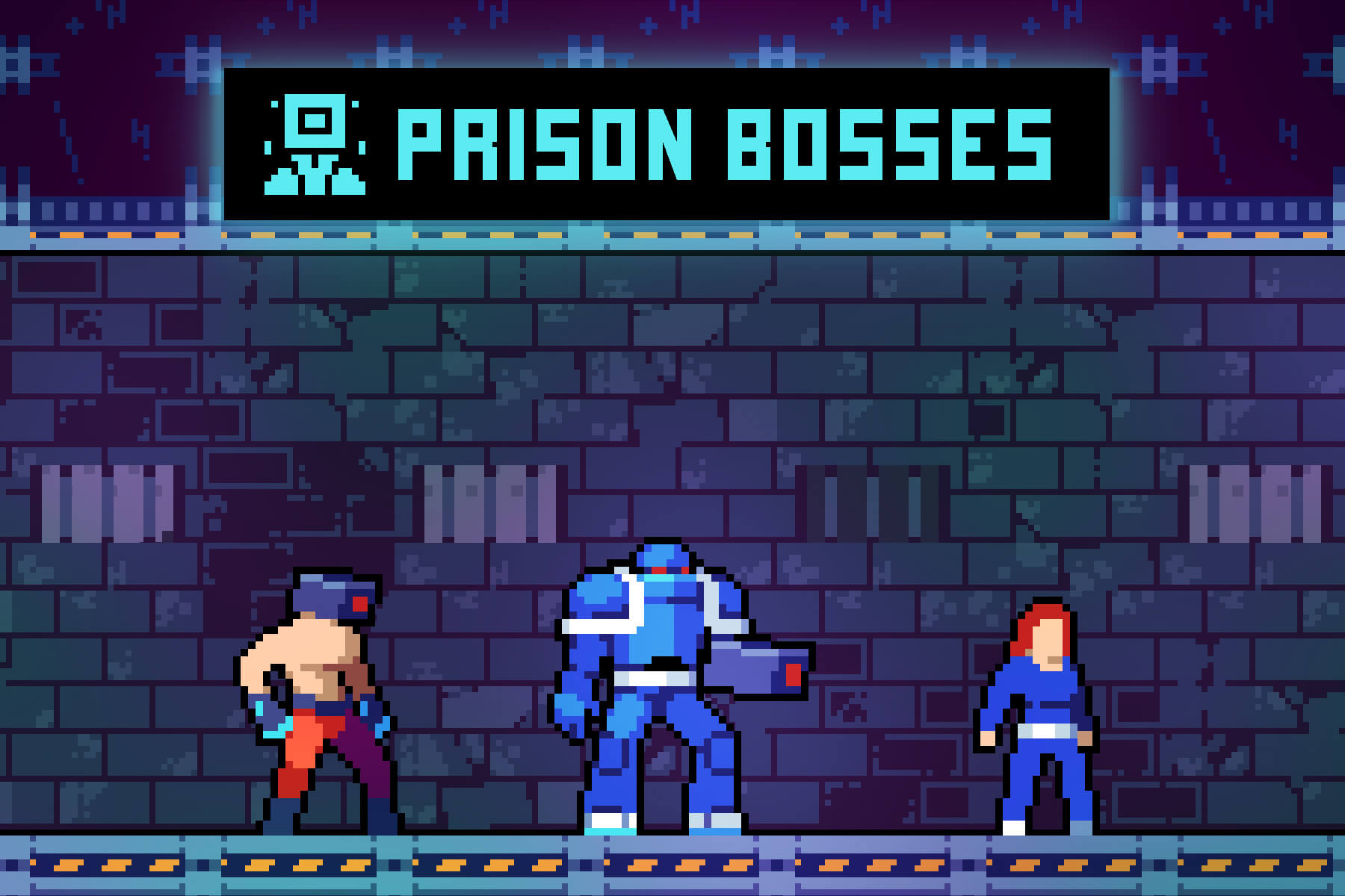 Prison Bosses Pixel Art Sprite Pack Download - CraftPix.net