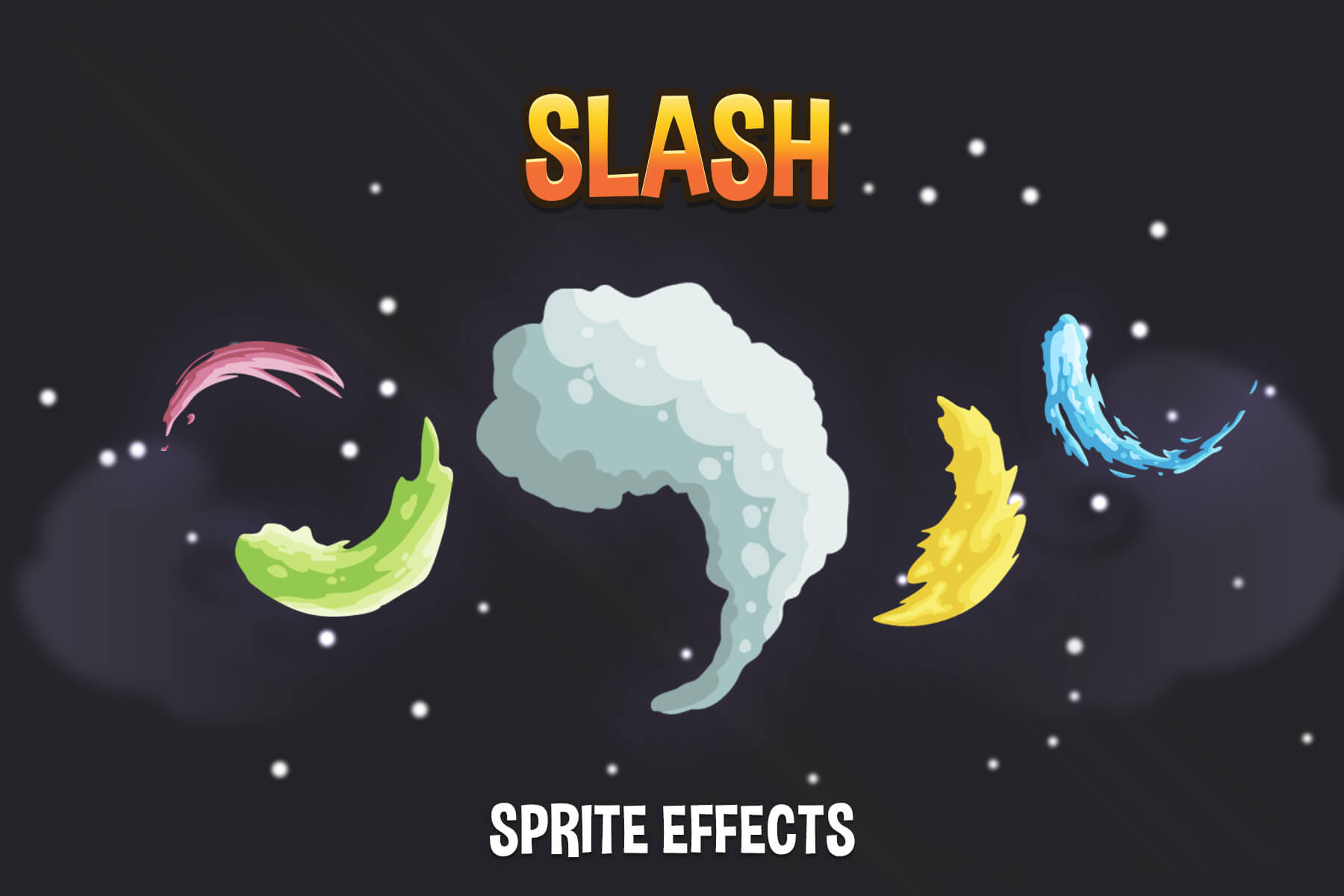 Free Slash Sprite Cartoon Effects Pack - CraftPix.net