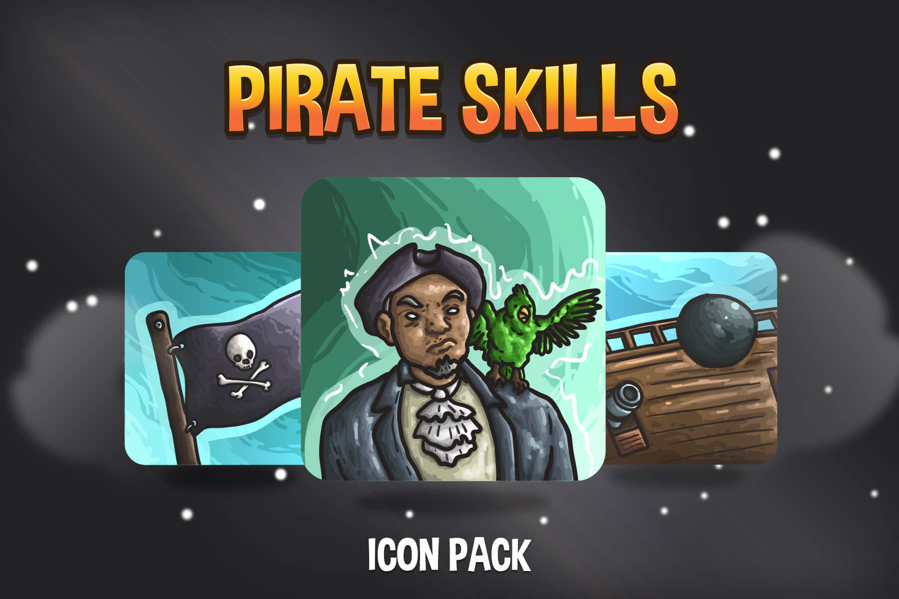 Pirate Skills Icon Pack Download Asset - CraftPix.net