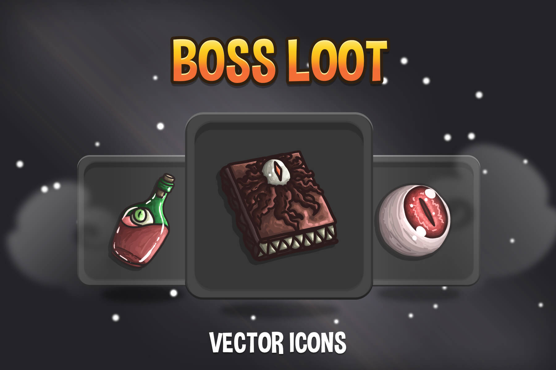 Boss Loot Vector RPG Icons Download - CraftPix.net