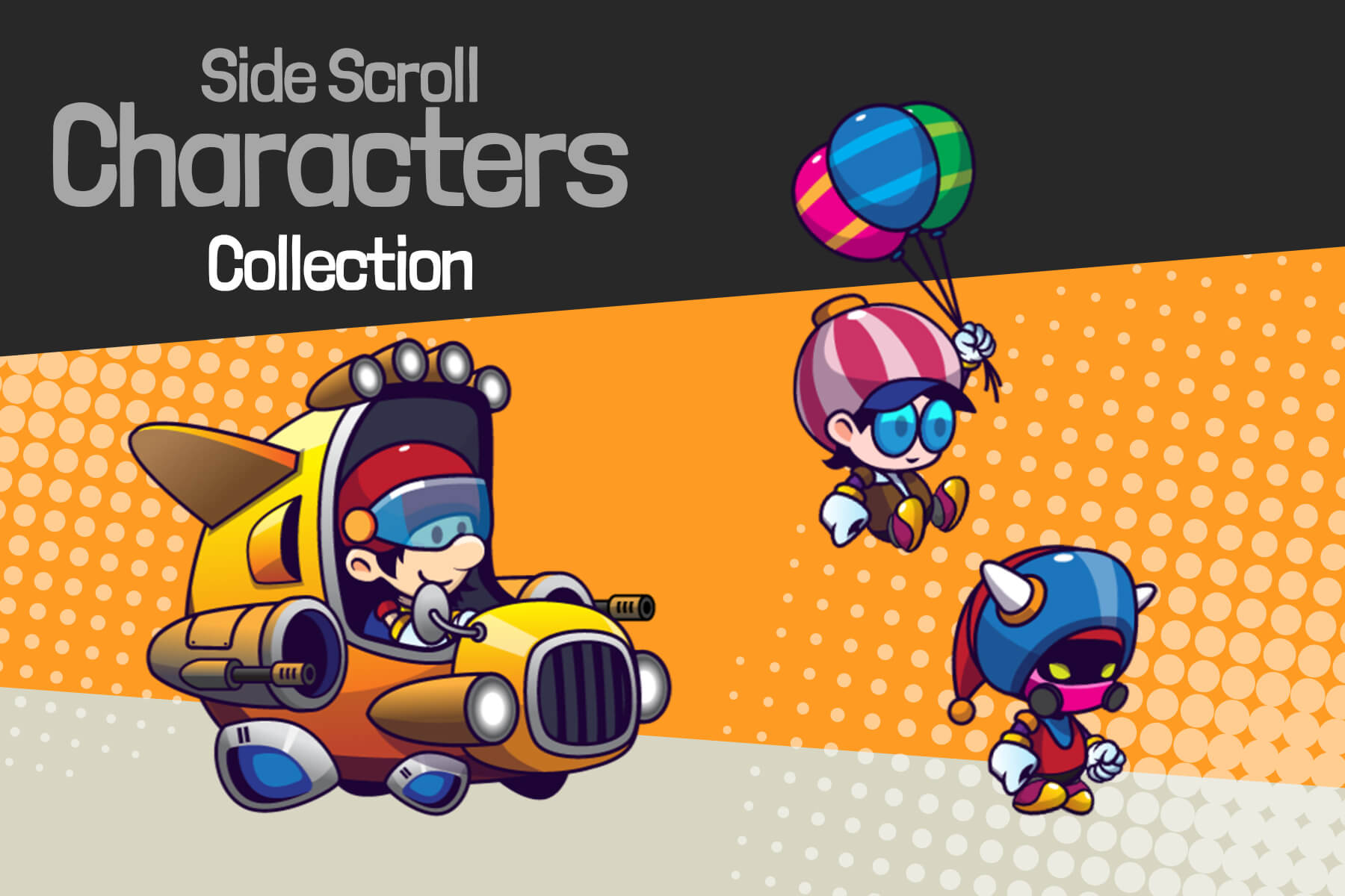 Cartoon Cute Characters Asset Pack - CraftPix.net