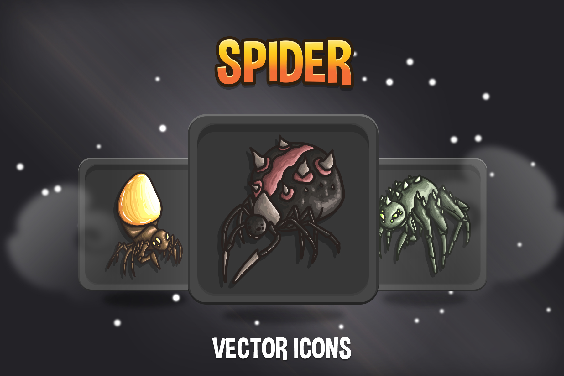 Spider Monsters RPG Icon Pack Download - CraftPix.net