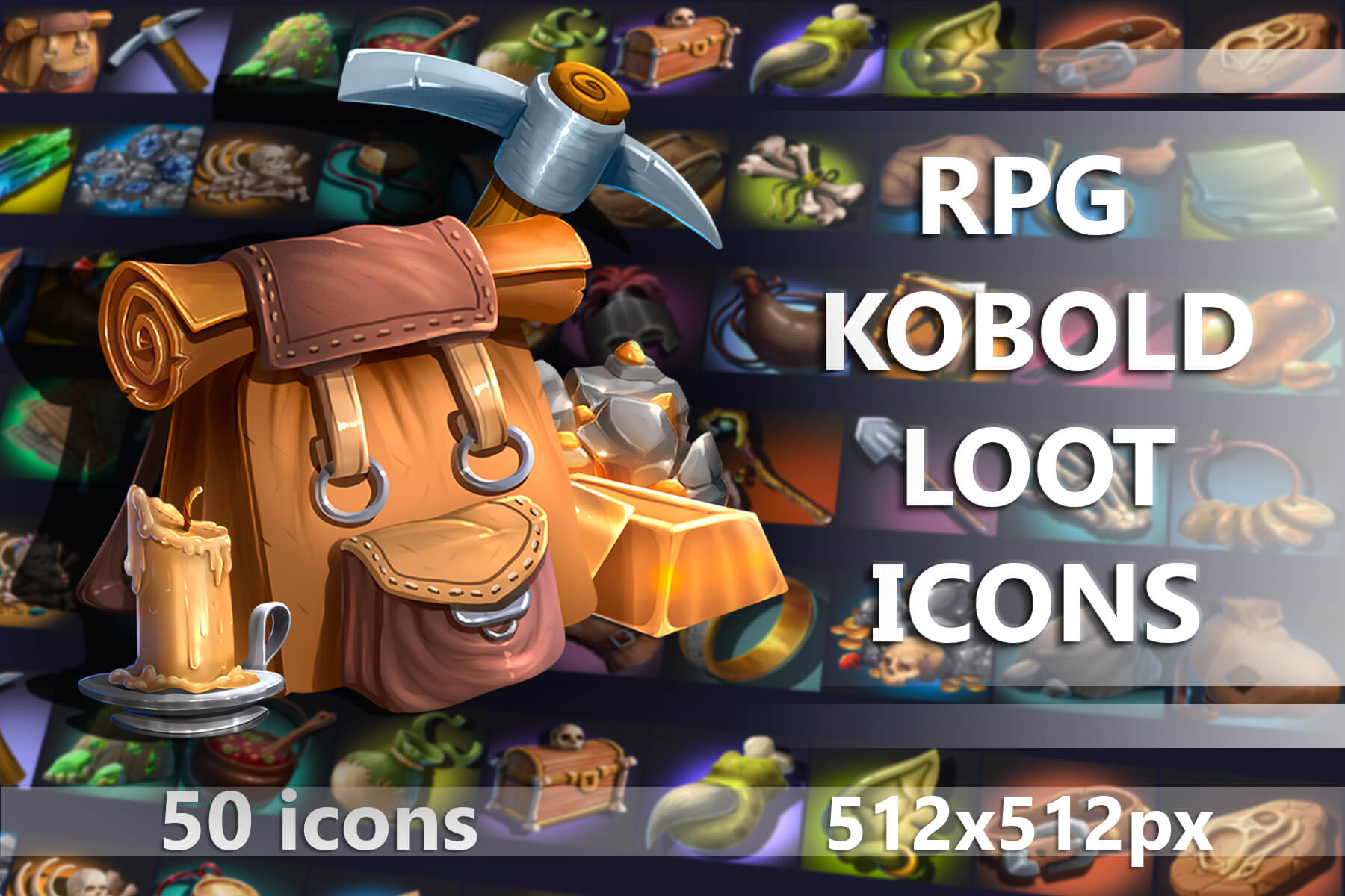 RPG Kobold Loot Icons Download Pack - CraftPix.net