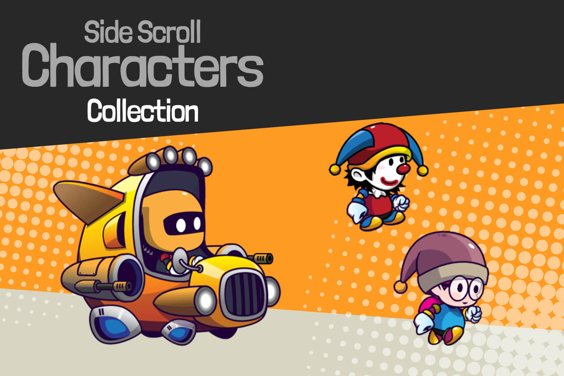 Side Scroll Heroic Characters Asset Pack - CraftPix.net