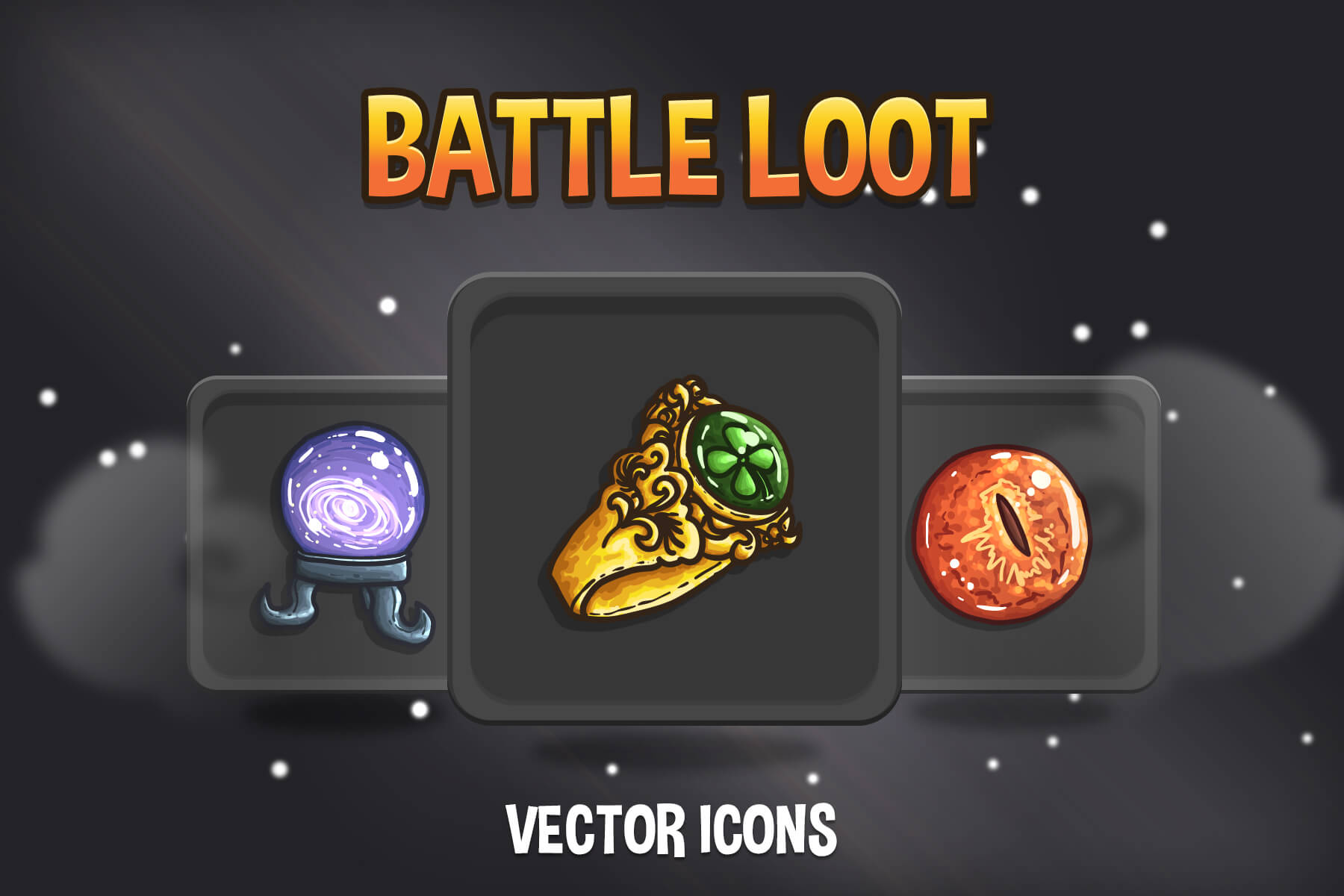 Battle Loot Vector RPG Icons Download - CraftPix.net