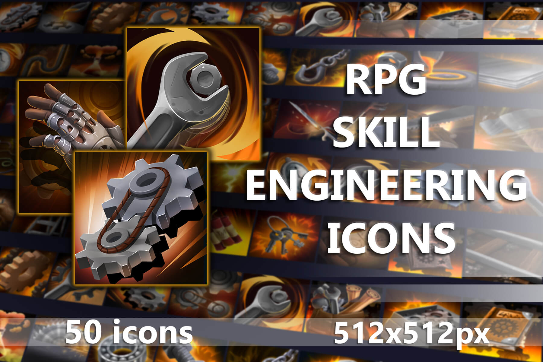 RPG Engineering Skill Icons Download - CraftPix.net
