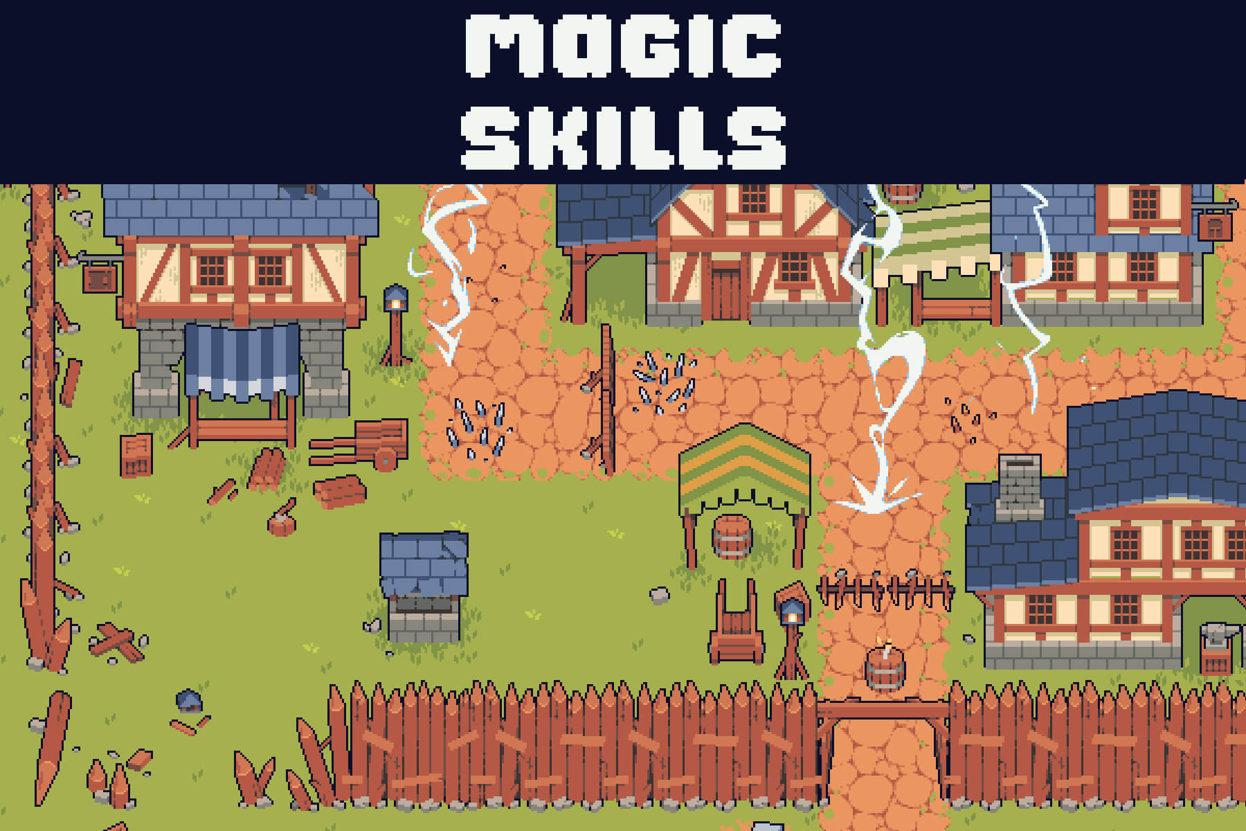 Free Magic and Traps Top-Down Pixel Art Asset - CraftPix.net