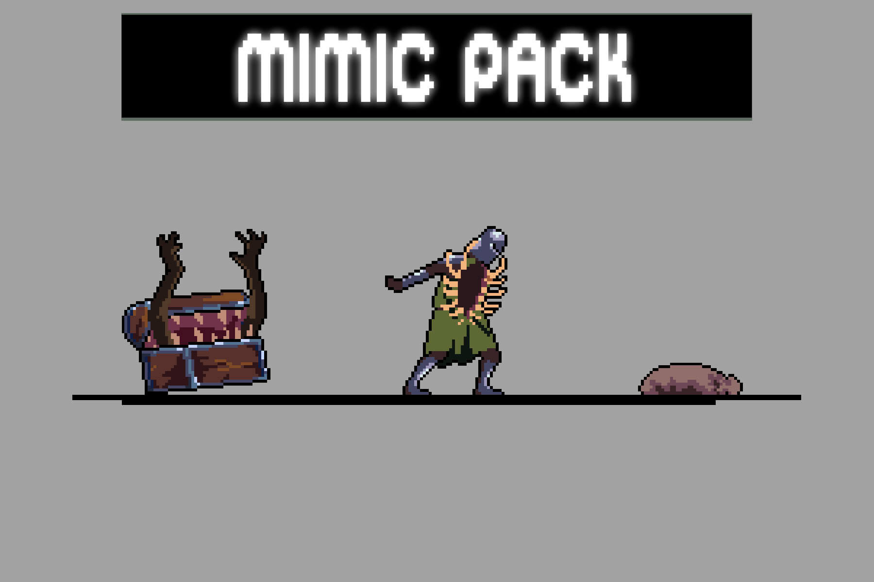 Mimic 2D Pixel Character Sprite Pack - CraftPix.net