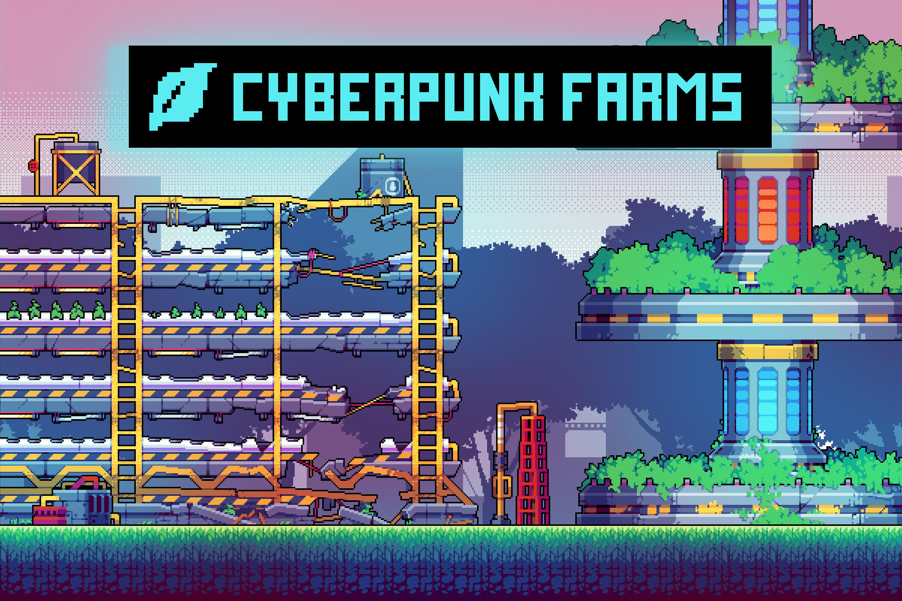 Cyberpunk Farm Pixel Art Asset Pack - CraftPix.net