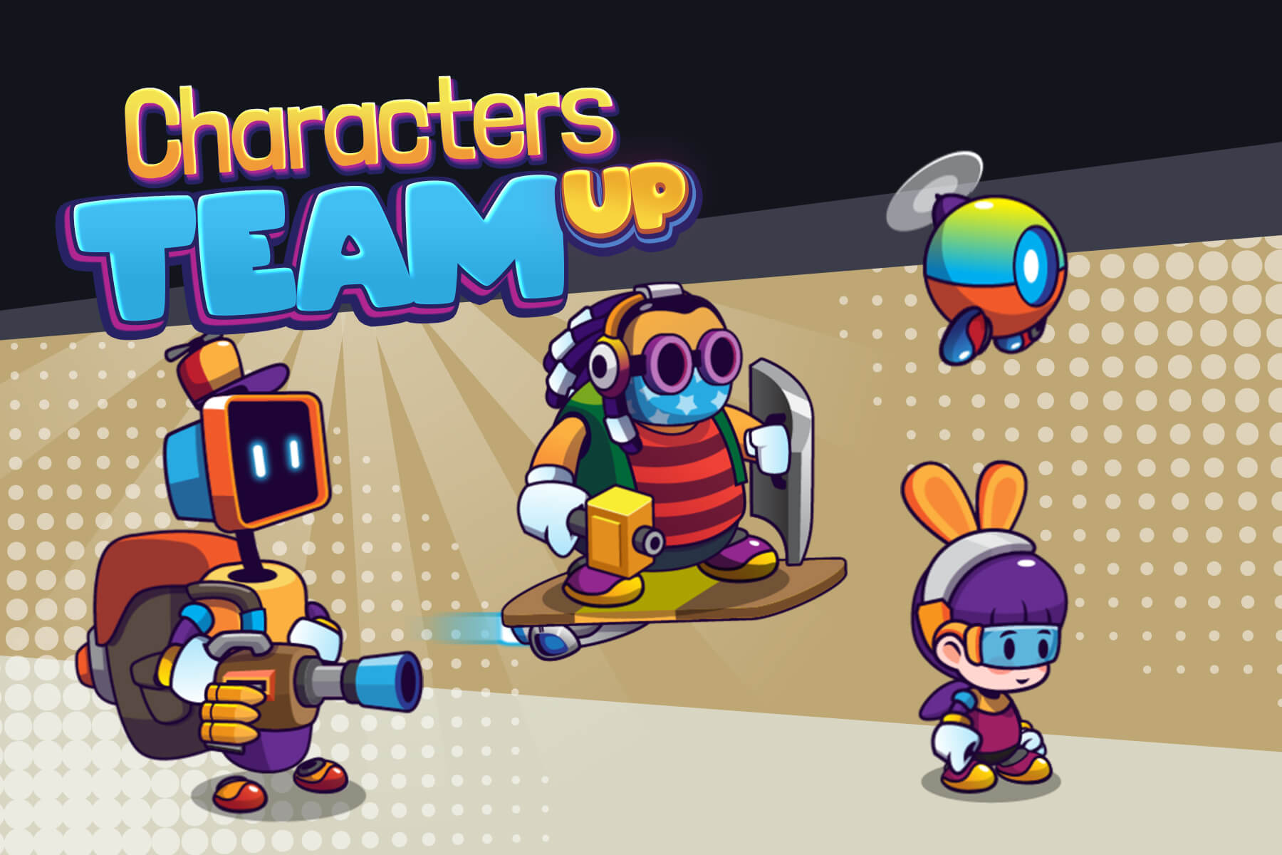 Cartoon Character Sprites Pack for Adventure Game - CraftPix.net