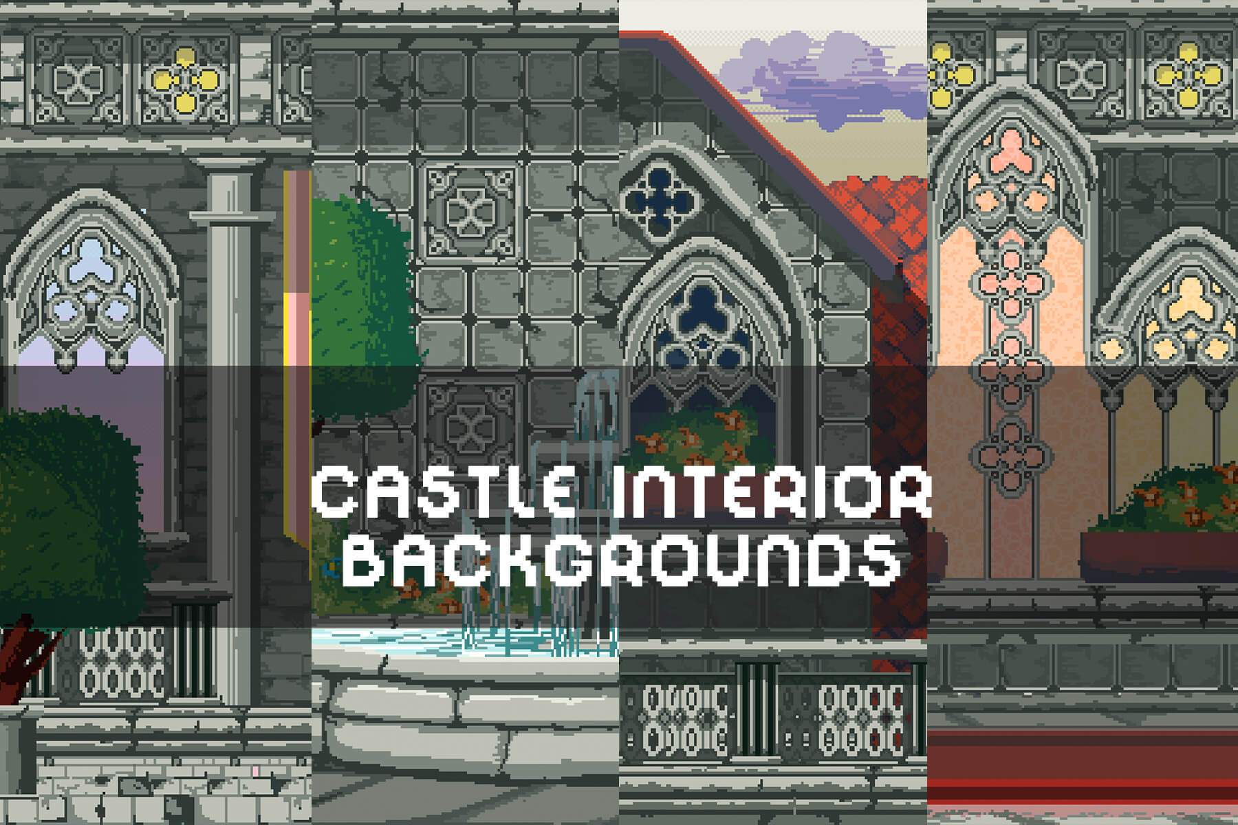 Free Castle Interior Pixel Game Backgrounds - CraftPix.net