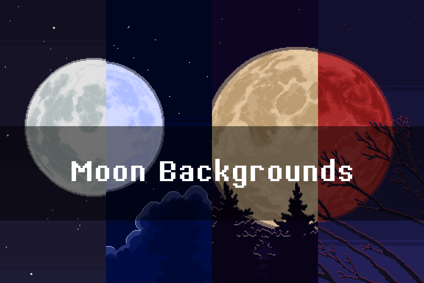 Free Moon Pixel Game Backgrounds - CraftPix.net