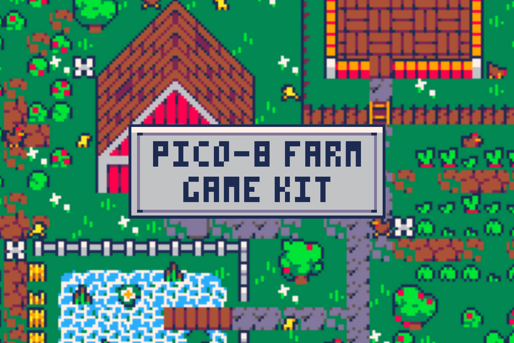 Free Retro Tiny Farm Kit Pixel Assets for Pico-8 - CraftPix.net