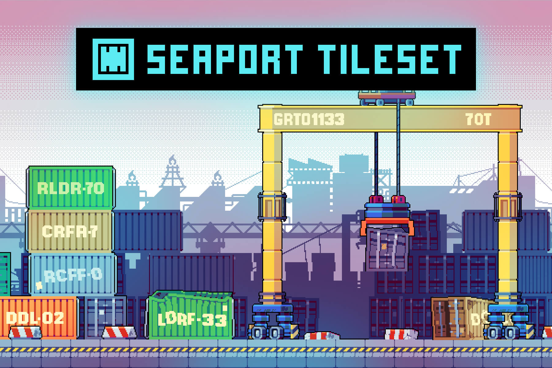 Free Seaport Tileset 32x32 Pixel Art for Platformer - CraftPix.net