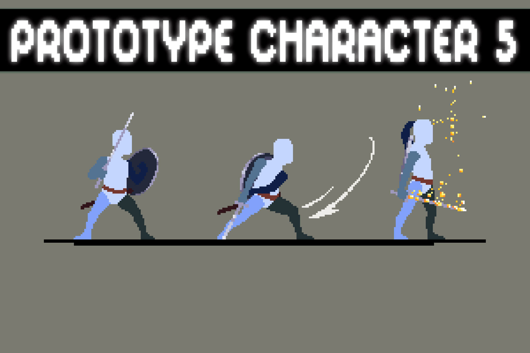 Pixel Prototype Medieval Character Sprites Pack 5 - CraftPix.net