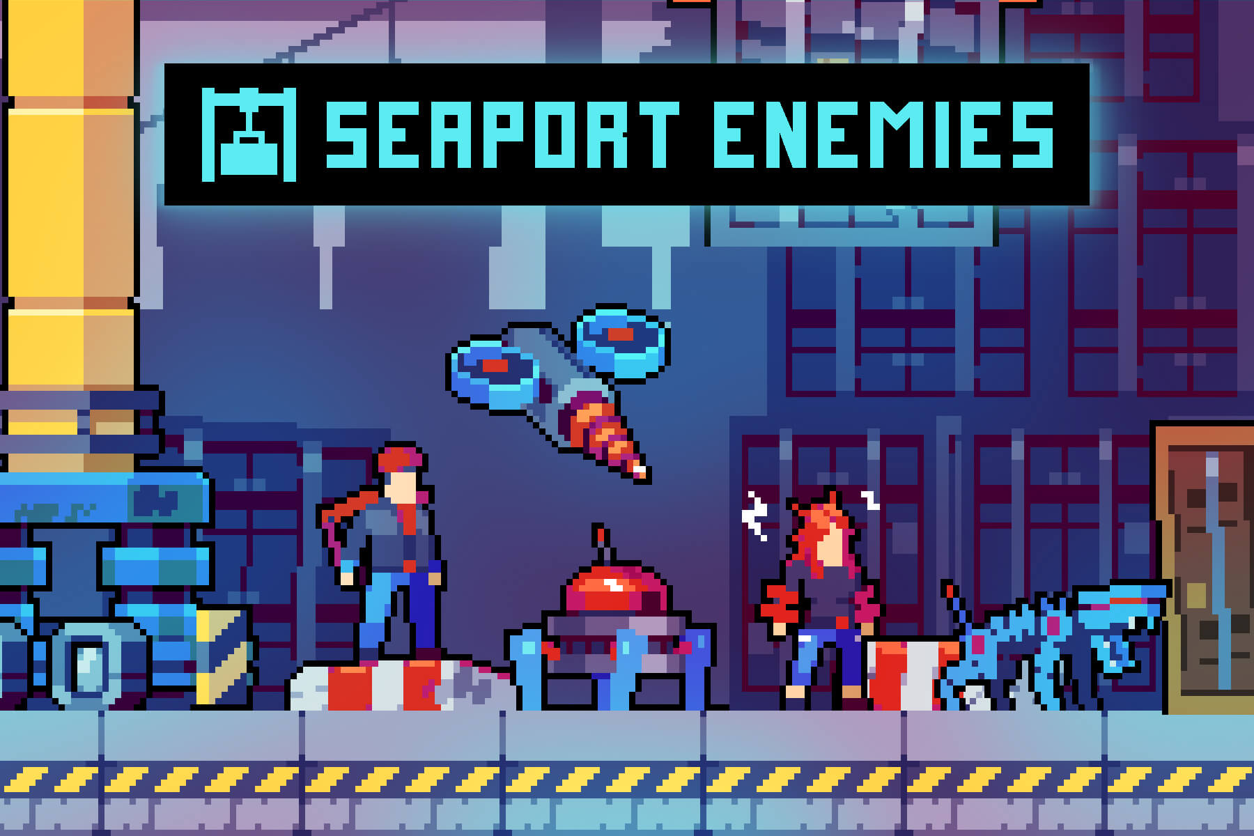 Free Pixel Enemies Character Pack for Seaport Location - CraftPix.net