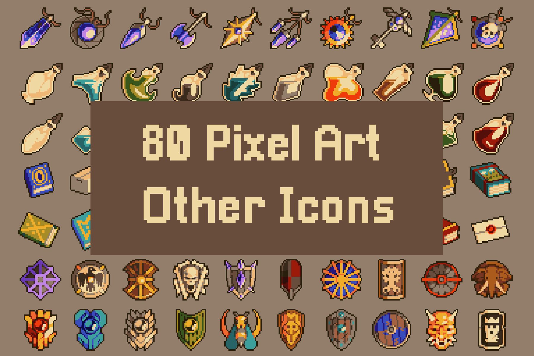 Pixel Art RPG Items 32x32 for Games - CraftPix.net