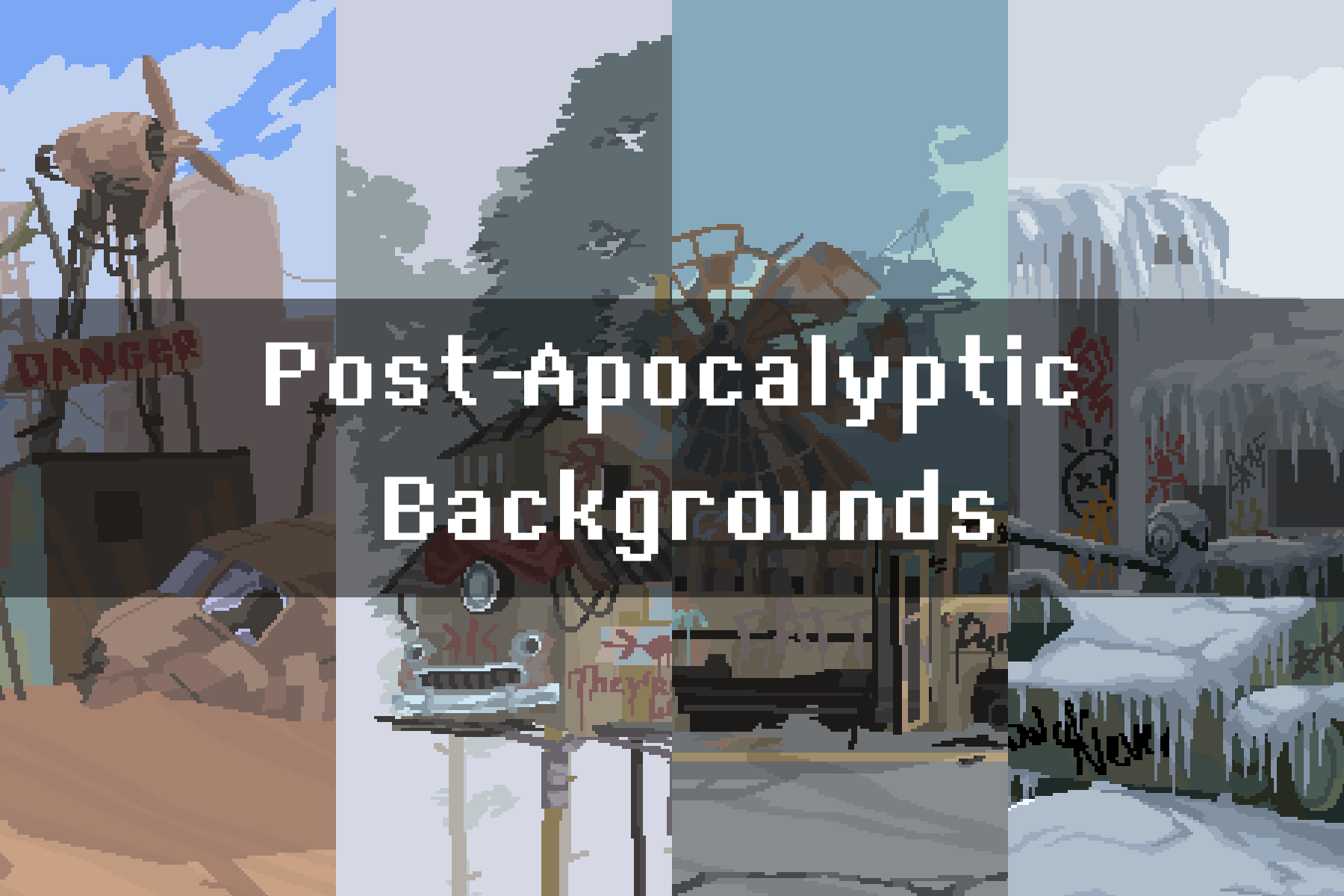Free Post-Apocalypse Pixel Art Backgrounds for Game - CraftPix.net