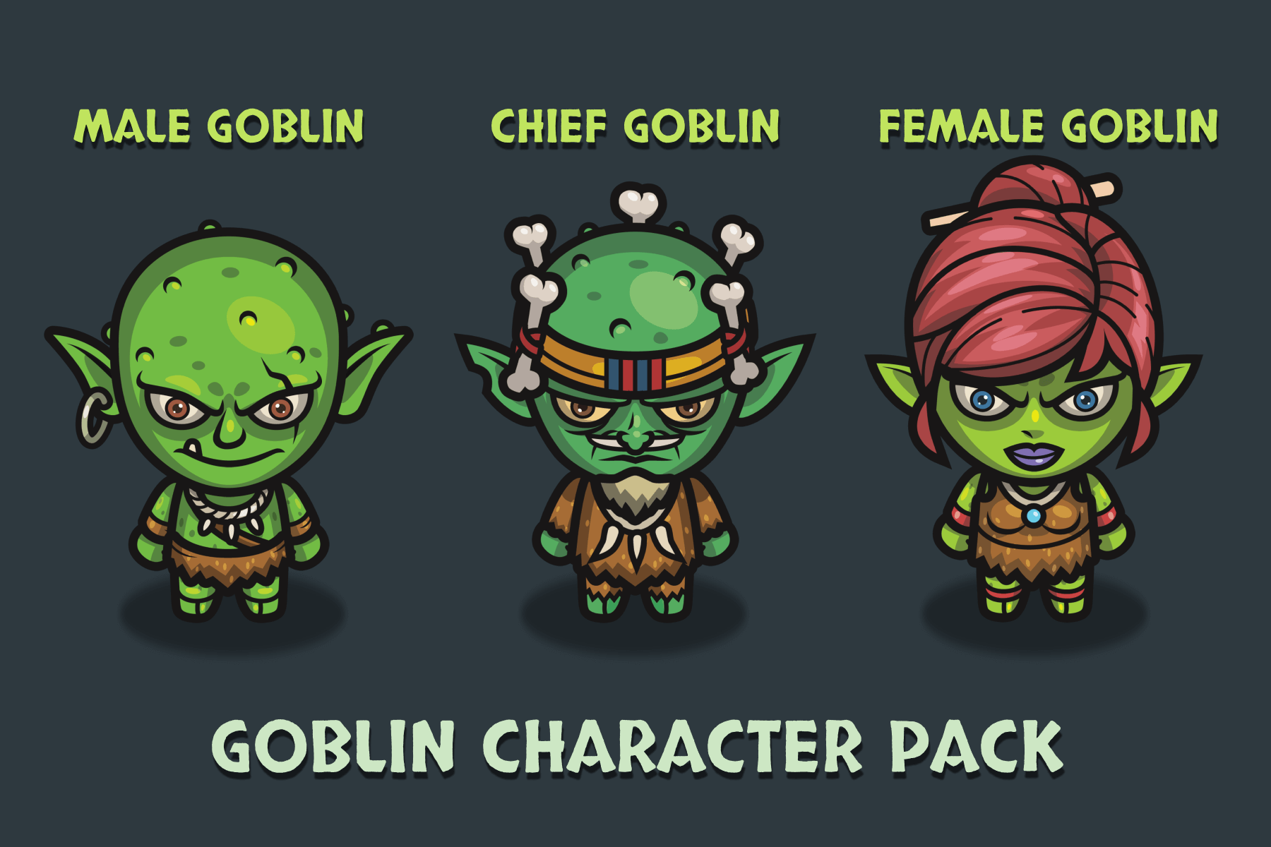 Free Top-Down Goblin Character Sprite - CraftPix.net