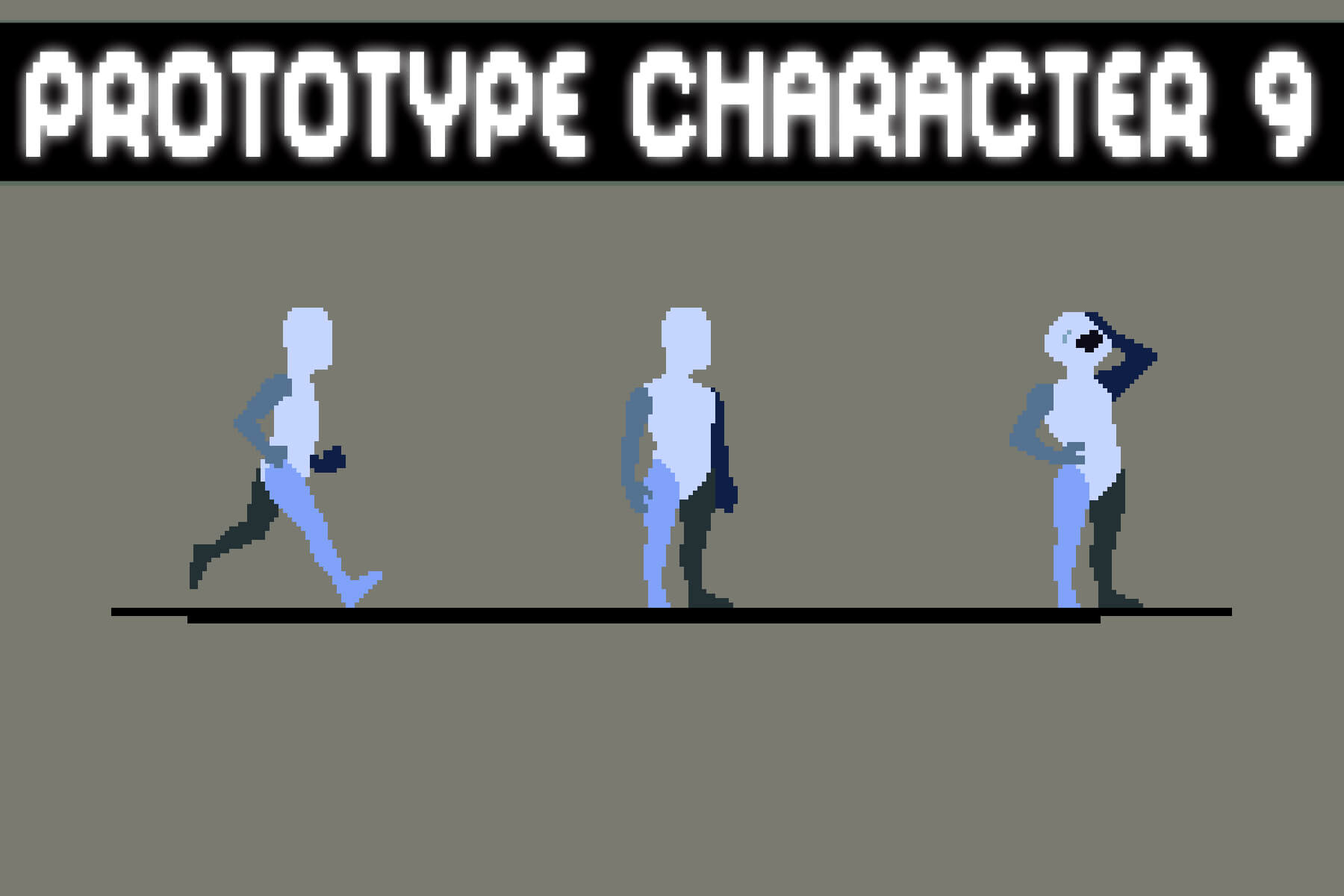 Prototype Hero Sprite Sheet Pixel Art Pack 9 - CraftPix.net