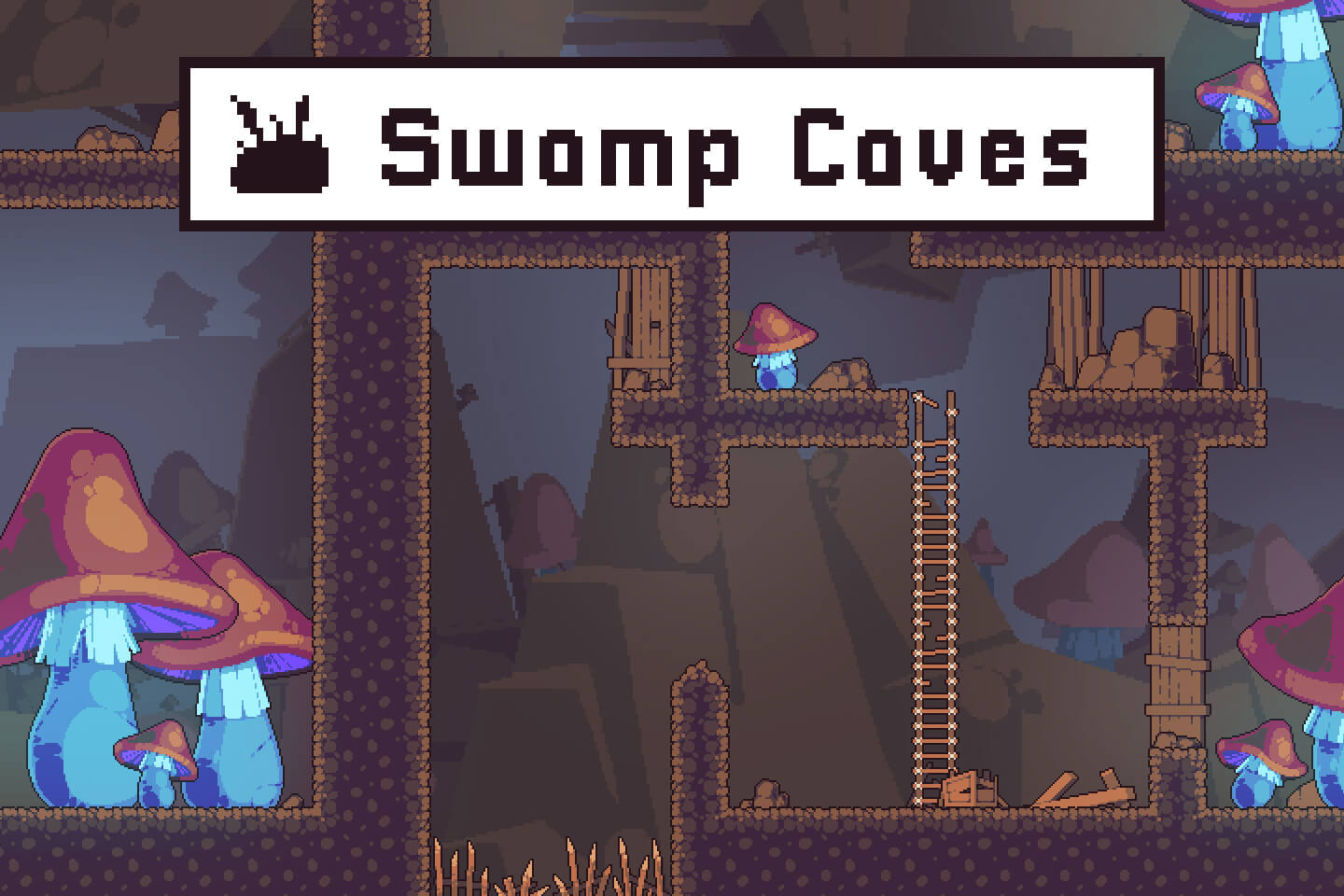 Swamp Cave Pixel Art 32x32 Tileset - CraftPix.net
