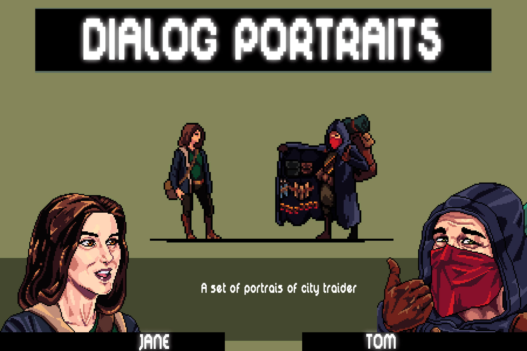 City Trader Icon Pixel Pack for Dialogues - CraftPix.net
